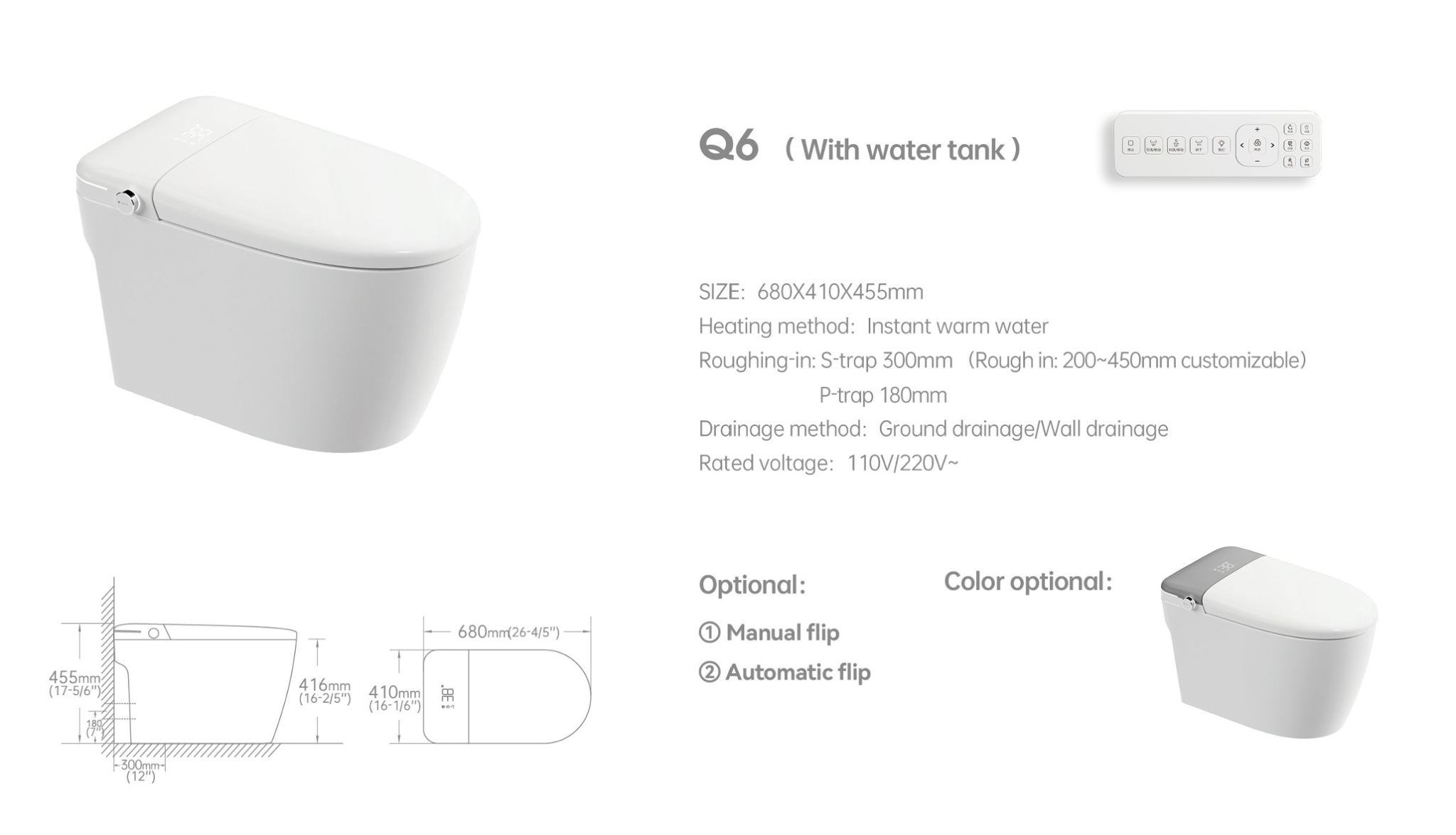 Bồn cầu thông minh Castel Vietnam Q6 (Smart Toilet) – Castel Việt Nam